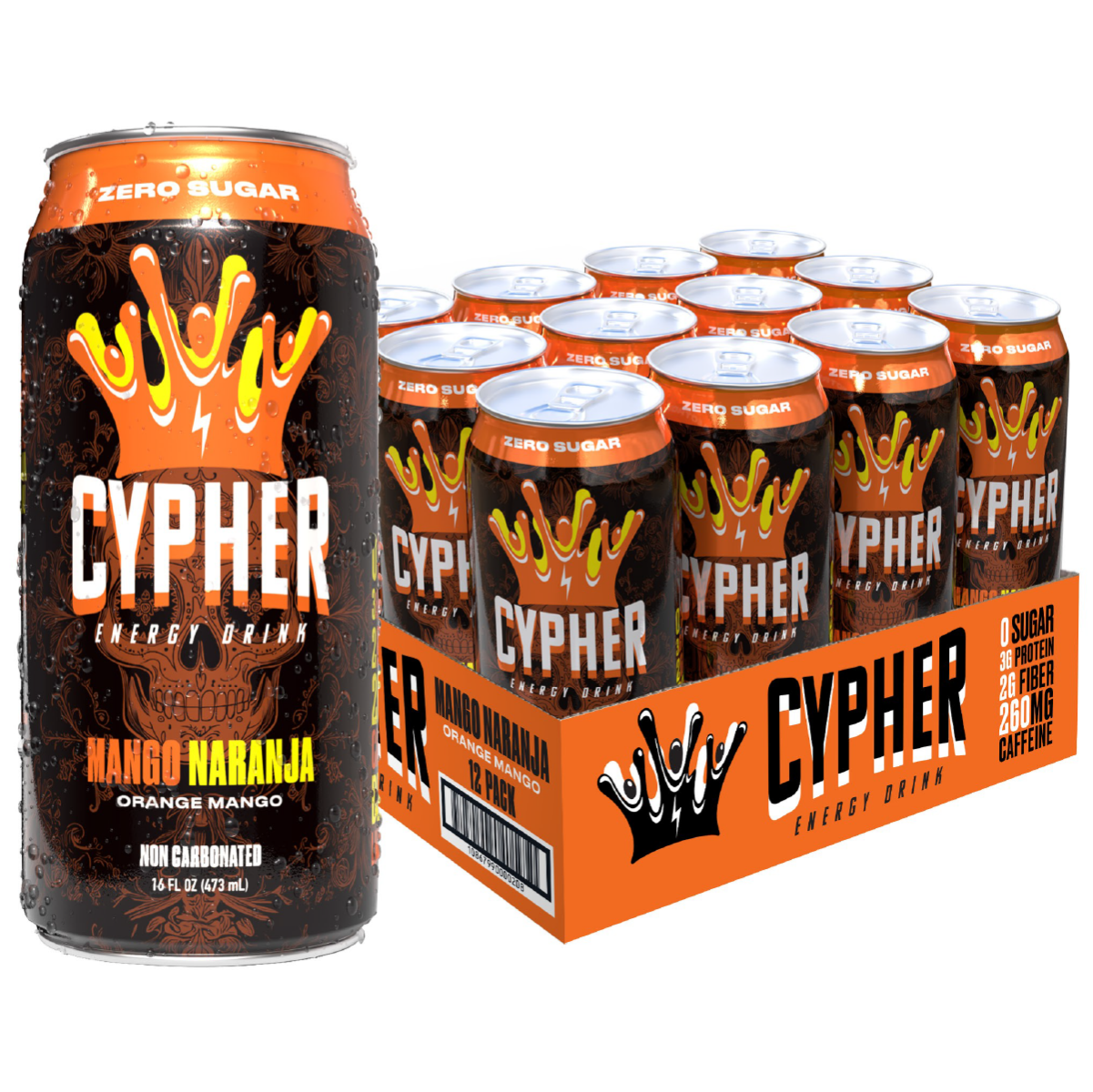 Mango Naranja / Orange Mango 12pk 16oz – Cypher Energy Drink